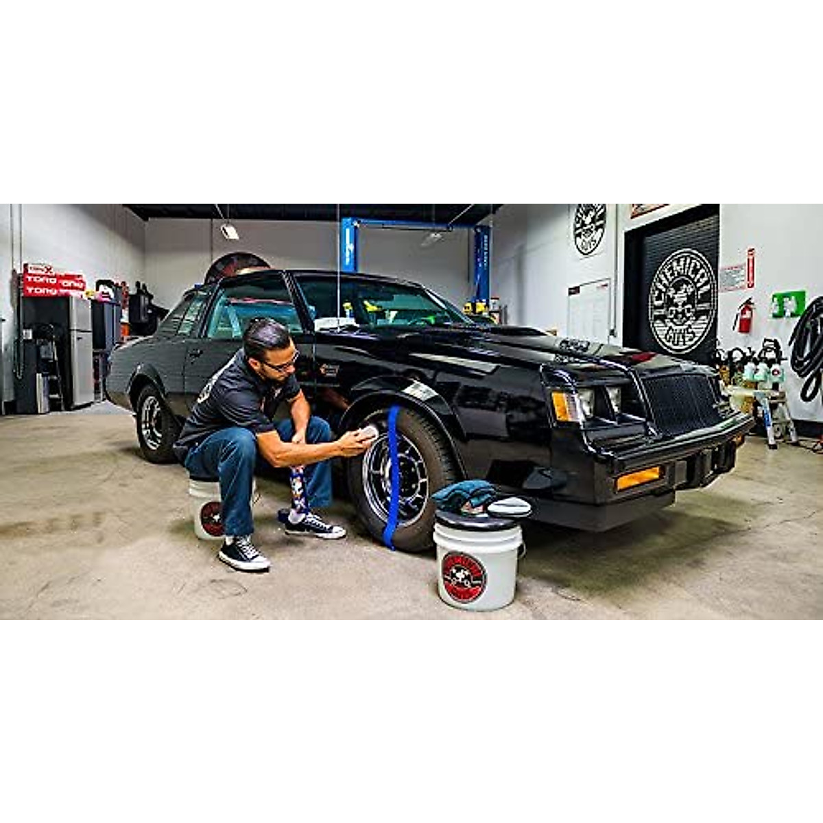 Chemical Guys ACC220 White Easy Grip Soft Hex Logic Applicator Pad, 1 Pack