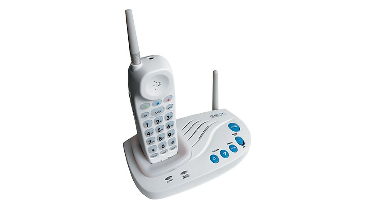 Clarity Amplified Cordless Telephone | Loud & Visual Ringer
