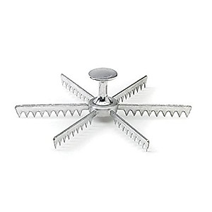 Royal Industries Pie Marker, Cast Aluminum, 10 Cut, Silver, Commercial Grade