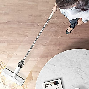 XIXIAN Spray Floor Mop for Floor Cleaning Microfiber Floor Mop Dry Wet Mop 350mL Bottle Dust Cleaning Mop Hardwood Wood Floor Cleaner Mop 360 Rotate Dry Wet Mop