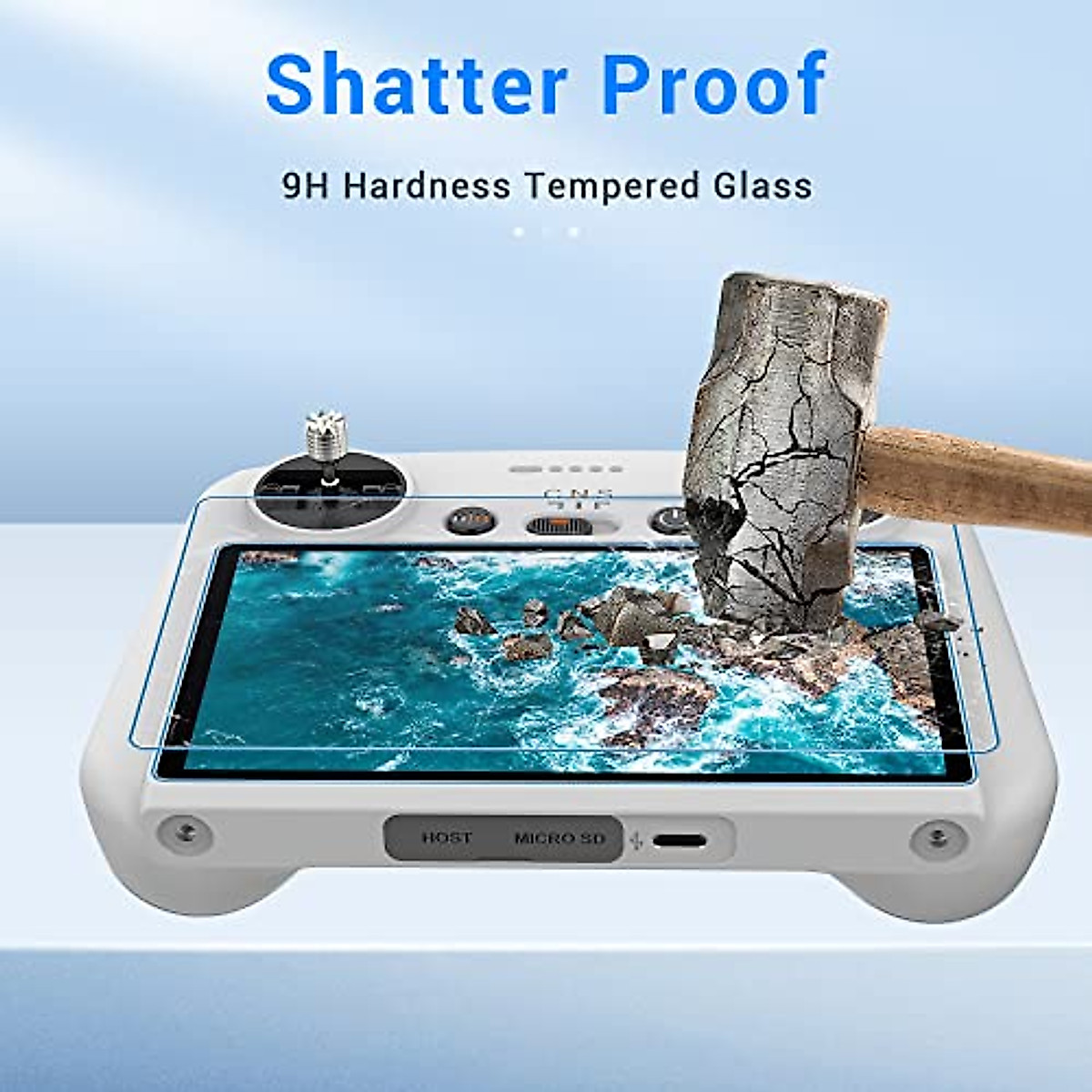 CYNOVA DJI Mini 3 Pro Screen Protector with Auto Alignment Kit for DJI RC Remote Controller, Ultra HD 9H Hardness Anti-Scratch Tempered Glass DJI RC Pro Accessories for DJI Mini 3 Pro (2-Pack)