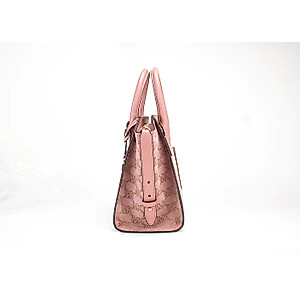 Michael Kors Avril Small Top Zip Satchel Shoulder Crossbody Bag MK Pink Rose MK