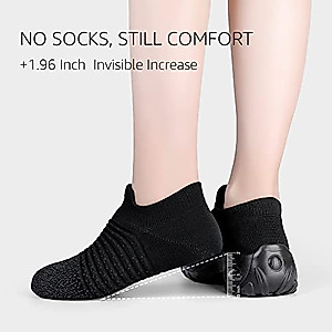 STQ Womens Slip on Walking Shoes Breathable Non Slip Work Shoes Comfortable Air Cushion Orthopedic Sneakers with Arch Support Black Mix 8