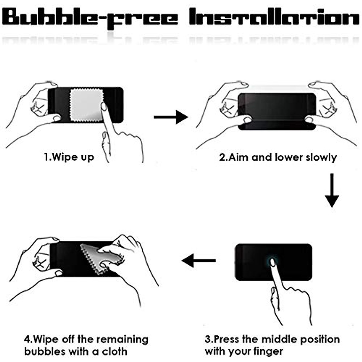 KJYFOANI for Infinix GT 10 Pro Case, with [ 2 x Tempered Glass Protective Film], Black Soft Silicone Protection Sleeves Shockproof Bumper Case for Infinix GT 10 Pro (6.67") - Black