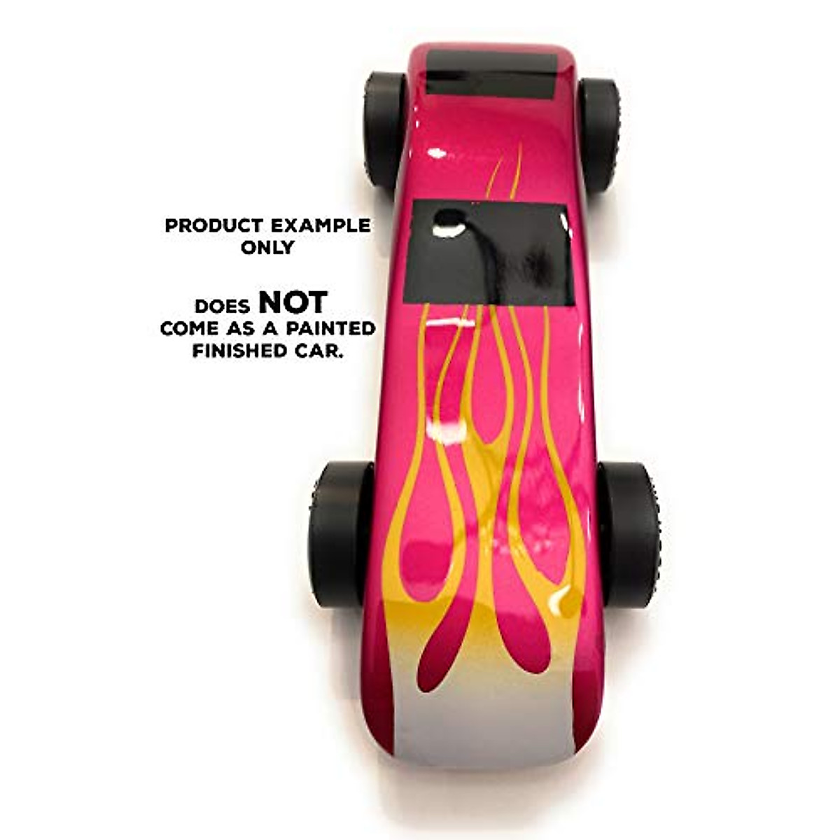 Maximum Velocity Pinewood Car Kit | Includes CNC'd Body, Speed Wheels, Speed Axles, Graphite & Steel Weight | Sports Car Derby Car Kit