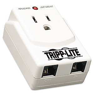 Tripp Lite Travelcube Direct Plug-In Notebook Surge Suppressor 1 Outlet 540 Joules Gray Trptravelcube
