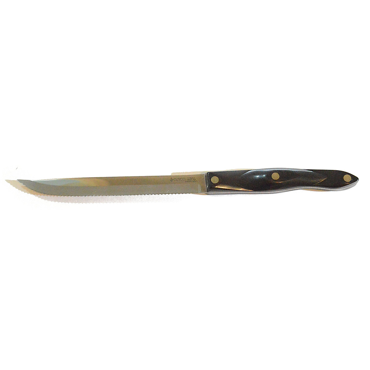 CUTCO Model 1729 Petite Carver...........6¾” Double-D® serrated blade; 5½” Classic Brown ("Black") Handle............in factory-sealed plastic bag