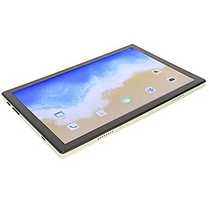 Sanpyl HD Tablet, 10 Inch 1920x1200 IPS Display 128GB Tablet Green 6GB 128GB Octa Core CPU 20MP Camera 8800mAh Dual Band WiFi Type C Tablet 100 to 240V (US Plug)