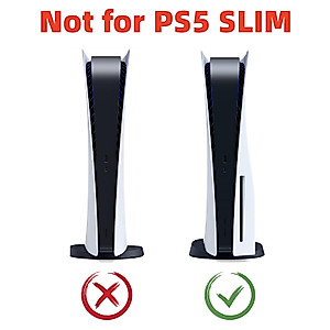 Disc Edition Face Plates with Cooling Vents Cover Skins Shell Panels for PS5 Console, Accessories for Playstation 5 Protective Shell Replacement Faceplate (Nova Pink)