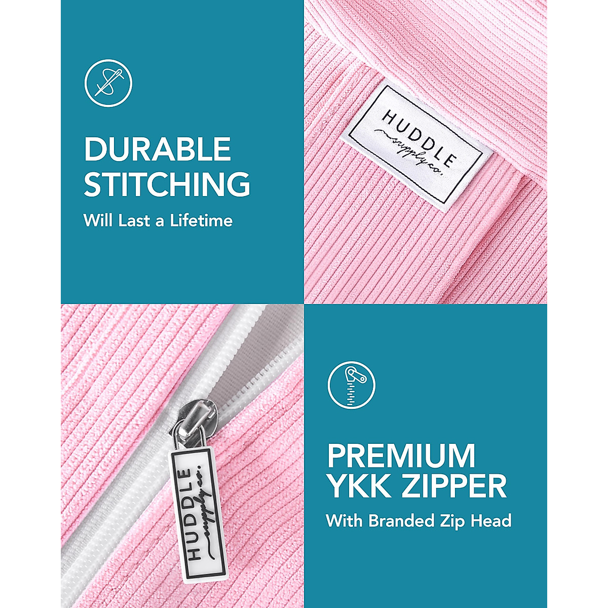 Stuffed Animal Bean Bag Storage (No Filler) - Machine Washable Kids Bean Bag Chair - Extra Large Pink Bean Bag Chair Cover Stuff Toys & Soft Items - Stuffed Animal Holder for Girls -Pink Corduroy