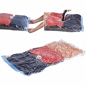 Storage Army [Pack of 5 Jumbo] Storage Bags Sealed Compressed Vacuum Bag Save Storage Space Home Organizer & Travel Storage Saver Bags protection against Water | Odor | Mildew | Dust | Dirt | Insects