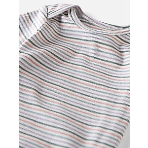 Little Planet by Carter's Baby 3-Pack Organic Cotton Short-Sleeve Rib Bodysuits, Pandas, 3 Months