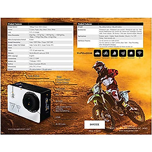 GoVision Active on Director 4K Action Camera | WiFi Full HD | 16MP Photos| Waterproof Camera for Vlogging | 4K Video Recording | Travel Blogging | Video Camera for YouTube