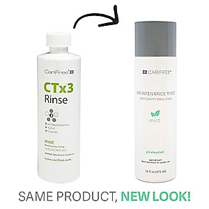 CariFree Maintenance & Prevention Kit, Mint Flavored | Anti-Cavity Fluoride Toothpaste & Mouthwash Freshens Breath and Moistens Mouth | Dentist Recommended for Oral Care (6 Piece Set)