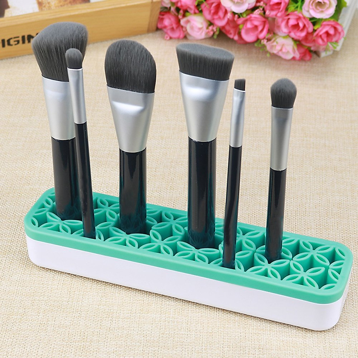 Anddyam Desktop Organizers ,Cosmetic Storage Box& Desktop Storage Box Blue