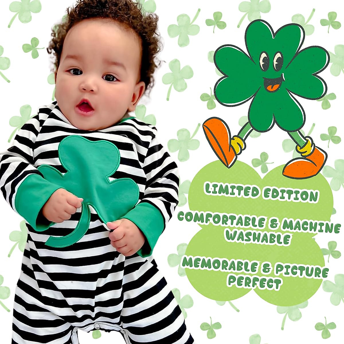 Unique Baby Unisex My 1st St Patrick's Day Jumper Layette (12 Months)