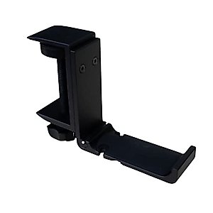 Vigilant Audio H-Clip - Foldable Under-Desk Headphone Hanger with Adjustable Clamp, Universal Fit for Gaming and Audio Headsets, Space-Saving & Durable