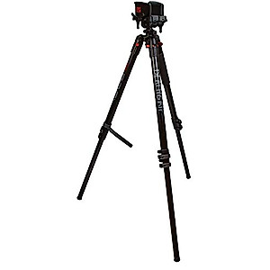 AGM Rattler TS35-384 Thermal Imaging RifleScope 384x288 & BOG DeathGrip Aluminum Tripod with Durable Aluminum Frame, Lightweight, Stable Design, Bubble Level, Adjustable Legs