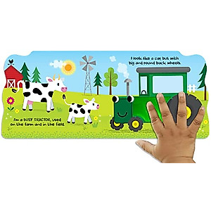 Busy Tractor - Touch and Feel Board Book - Sensory Board Book