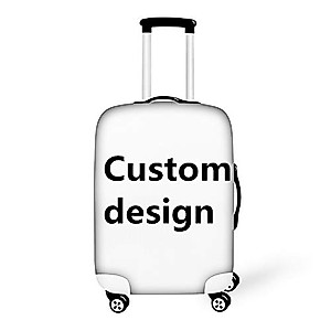 BIGCARJOB Travel Dust-proof Suitcase Cover Sunflower Print Clear Luggage Cover Protector Tsa Approved for 30-32inch