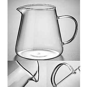 Glass Teapot (32oz/ 950ml) MJZQCD with Removable Stainless Steel Infuser,Glass Tea Pot transparent Stovetop tea Kettle,Blooming and Loose Leaf Tea Maker,Microwave & Dishwasher Safe