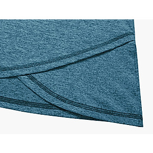 Kimmery Plus Size Tops for Women Workout Tops for Women Casual Summer Tops for Women 2024 Plus Size Top Ocean Blue Shirts 3XL