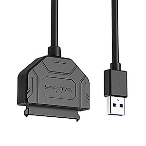 DMLIANKE SATA to USB 3.0 Adapter for 2.5" HDD Hard Drives, USB 3.0 to SATA Cable, USB Sata Adapter Support UASP for 2.5 Inch SSD/HDD (SATA to USB A 3.0 Adapter)