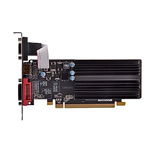 XFX AMD Radeon HD 5450 1GB GDDR3 VGA/DVI/HDMI Low-Profile PCI-Express Graphics Card HD545XZQH2;HD-545X-ZQH2