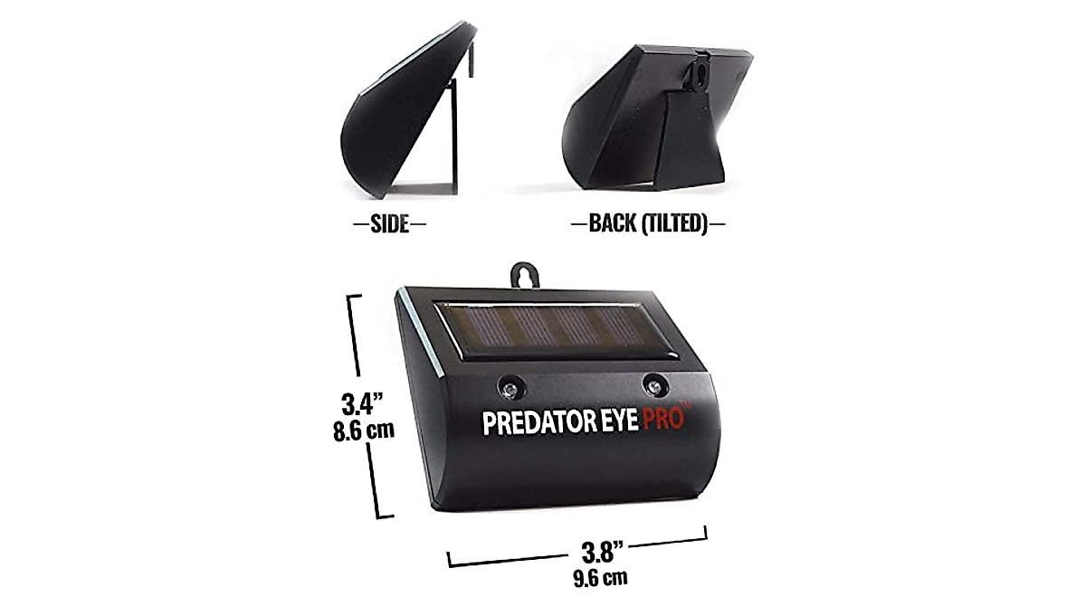 Predator Eye PRO: Solar Animal Deterrent | 4600sq ft | 2-Pack