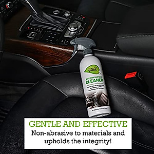 All Mighty Green Eco-Friendly Car Interior Surface Cleaner with Acid Free Formula, Vehicle Interior Surface Cleaning Spray w/UV Protection for Leather, Vinyl, Plastic, Glass and More, 24 Oz - 2 Pack