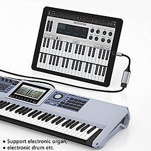 IVSHOWCO Lightning to USB Adapter [Apple MFi Certified], USB Camera Adapter for iPhone, iOS OTG Cable Adapter, Supports USB Flash Drive, Card Reader, Mouse, Keyboard