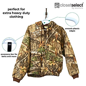 19" XL Plastic Hangers, Giant Heavy Duty Hanger, Merrick, XL Hanger, 36