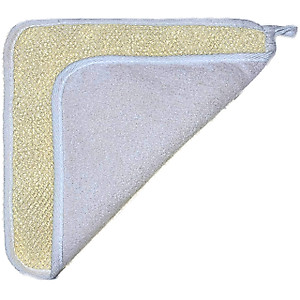 3 pcs/set Soft Weave Home Spa Exfoliating Face and Body Wash Cloths, Dual-Sided With Exfoliating Scrub and Soft Terry Cloth - Shower Scrubber - Remove Dead Skin - Great for Skin Care in the Bath
