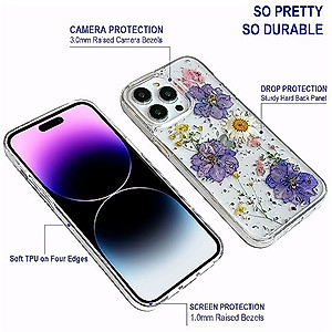 Zutoben for iPhone 14 Pro Max Case (Purple, for iPhone 14 Pro Max)