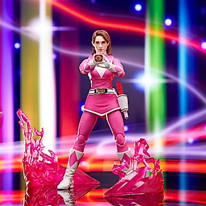 Power Rangers Lightning Collection Remastered Mighty Morphin Pink Ranger 6-Inch Action Figure, Toys for Boys and Girls Ages 4 and Up