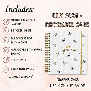 2023 Organized Chaos, 18 Month Large Daily Planners/Calendars: Votum Planners with Monthly, Weekly and Daily Views - Personal Planner Notebook for Work or Home (January 2023 - June 2024)
