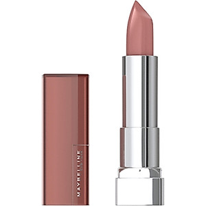 Maybelline Color Sensational Lipstick, Lip Makeup, Cream Finish, Hydrating Lipstick, Touchable Taupe, Nude ,1 Count