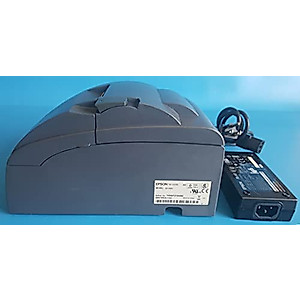 TM-U220B, Impact, two-color printing, 6 lps, Serial interface only, Power supply, Dark gray