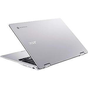 acer Spin 513 Chromebook, 13.3" FHD 2-in-1 IPS Multi-Touch Corning Gorilla Glass Display, Qualcomm Snapdragon 7c SC7180, 2.1GHz, 4GB RAM, 64GB eMMC, Chrome OS, Silver + Accessories