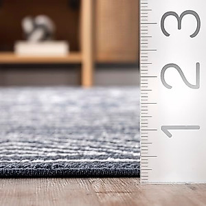 nuLOOM Phyllis Machine Washable Diamond Trellis Accent Rug, 3x5, Blue