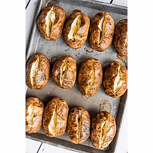 TomorrowSeeds - PRE-Order Now! Available March 2025 - Russet Seed Potatoes | USDA Certified for Growers Sz B Non GMO Brown Burbank Idaho Potato Tubers Bulbs Planting Seed 2025-1 Pound