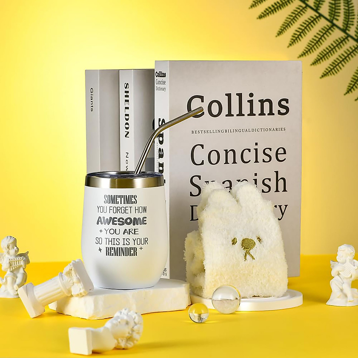 Birthday Gifts for Women - Gift Box Basket, Gifts for Mom Best Friend Her Best Friend Sister Girlfriend Wife Mother Coworker Anniversary, Personalized Thank You Gifts. Funny Cup& Relaxing Spa Gift Set