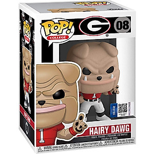 Hairy Dawg Georgia Bull Dogs Pop! College Mascots NCAA Pop Action Figure (Bundled with Pop Shield Protector to Protect Display Box)
