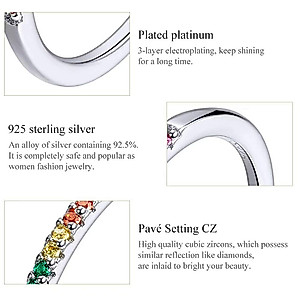 Qings Sterling Silver Ring Small Exquisite Ring As Surprise Gifts for All Ladies and Friends