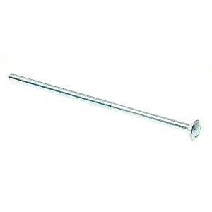 Prime-Line 9064141 Carriage Bolts, 3/8 In.-16 X 10 In., A307 Grade A Zinc Plated Steel (10 Pack)