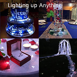 JJGoo 30pcs LED Balloon Light Mini Round Balls Lights, Waterproof Tiny Led Light Long Standby Time Lights for Balloon Paper Lantern Easter Eggs Birthday Party Wedding Halloween Christmas Decoration