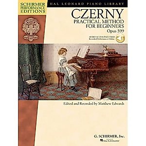 Carl Czerny - Practical Method for Beginners, Op. 599: With Online Audio of Performance Tracks (Hal Leonard Piano Library)