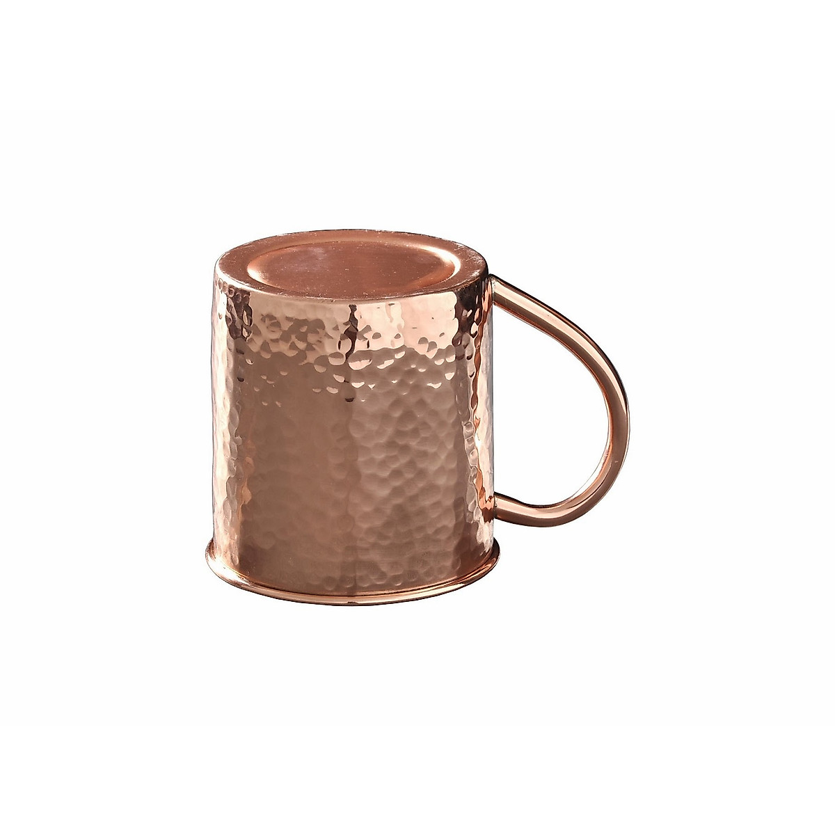 Alchemade 100% Pure Hammered Copper Mug - 14 Ounce Mug For Mules, Cocktails, Or Your Favorite Beverage - Seamlessly Made to Last a Lifetime Tarnish Free