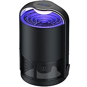 Fly Traps, Gnat Traps, Moth Traps, Mosquito Traps with 10 Sticky Glue Boards Fruit Fly Traps Indoor, Black