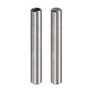 uxcell M5 Internal Thread Dowel Pin 2pcs 8x60mm Chamfering Flat Carbon Steel Cylindrical Pin Bed Bookshelf Metal Devices Industrial Pins